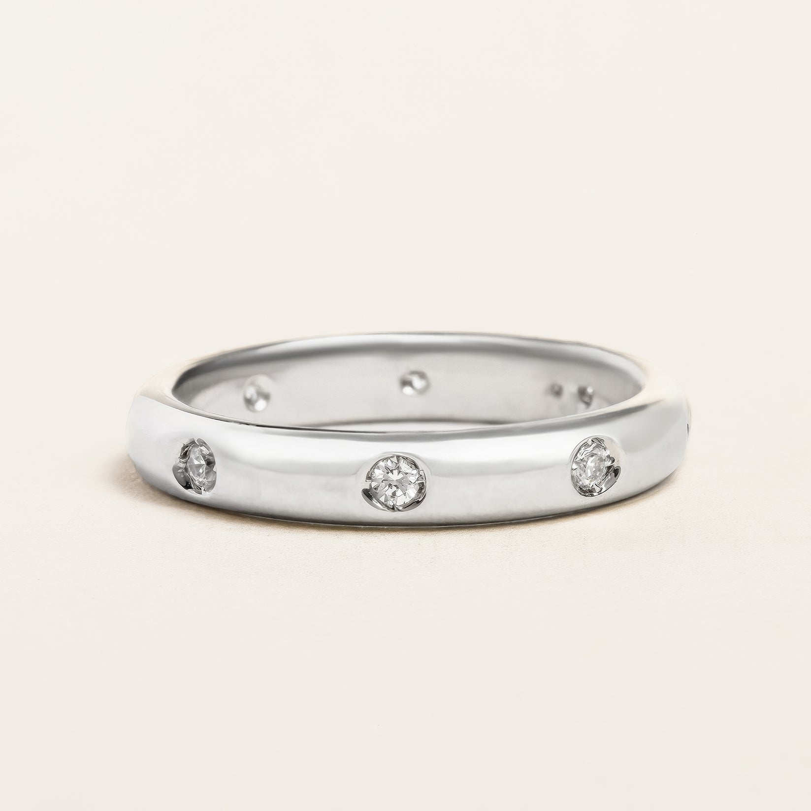 Round Diamond Wedding Band – Proud Diamond