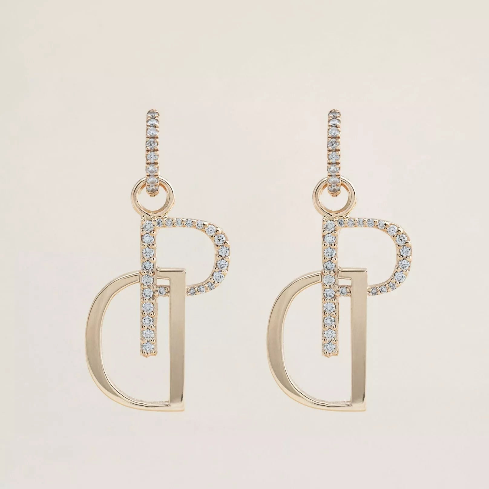Signature Charm Hoops – Proud Diamond